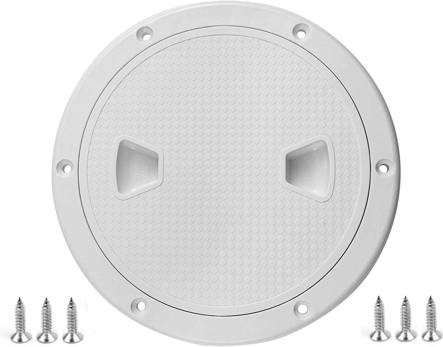 Amazon.com: 6" White Circular Inspection Port Marine Access Hatch Cover ...