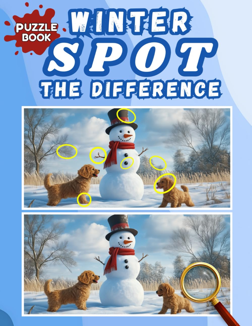 Amazon.com: Winter Spot The Difference Book For Adults: Picture Puzzle ...