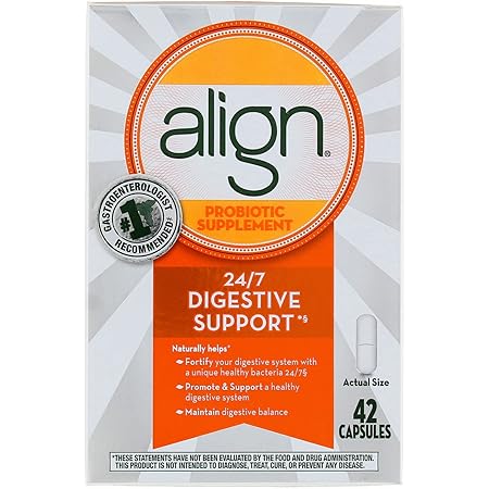 Amazon.com: Align Daily Probiotic Supplement Capsules, White, 84 Count ...
