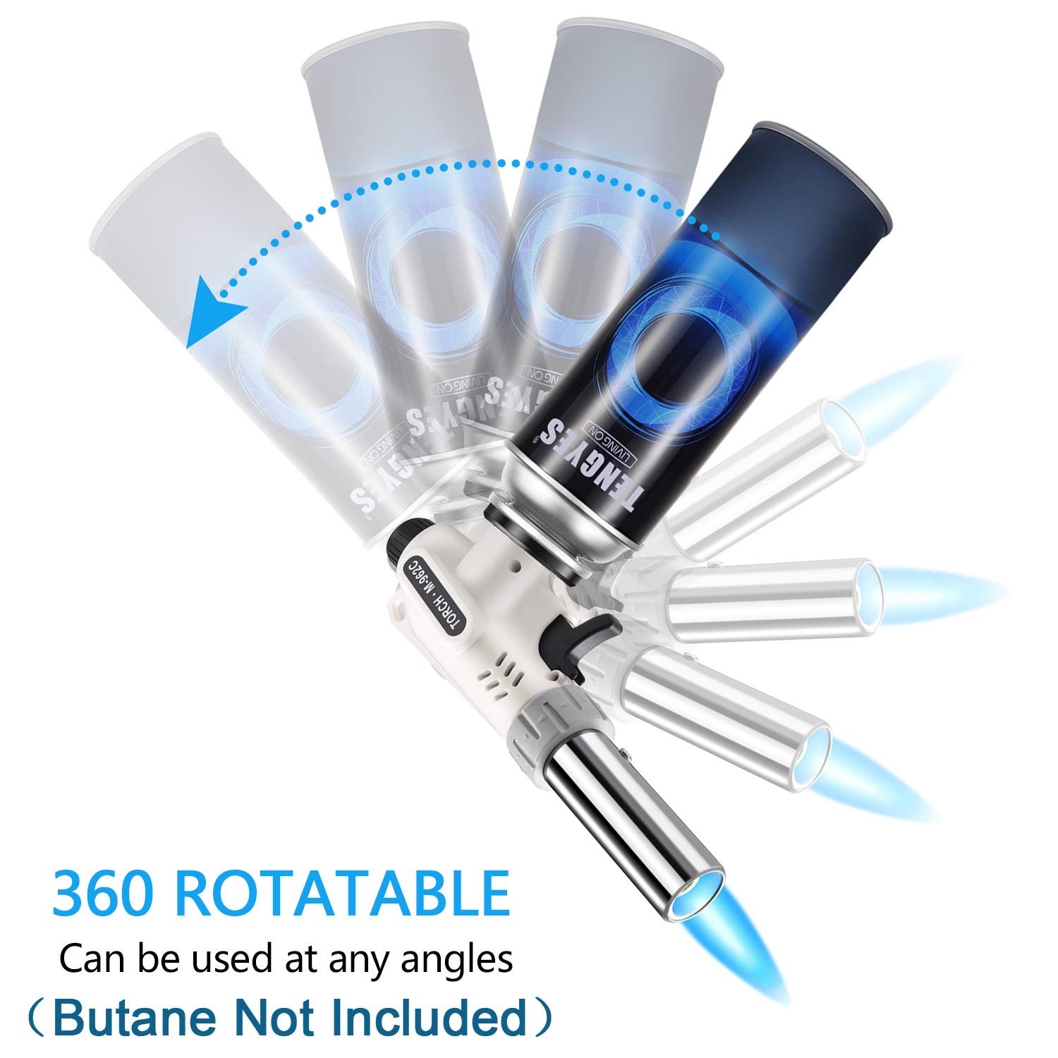 Snapklik.com : Kitchen Butane Blow Torch Lighter - Culinary Torch Chef ...