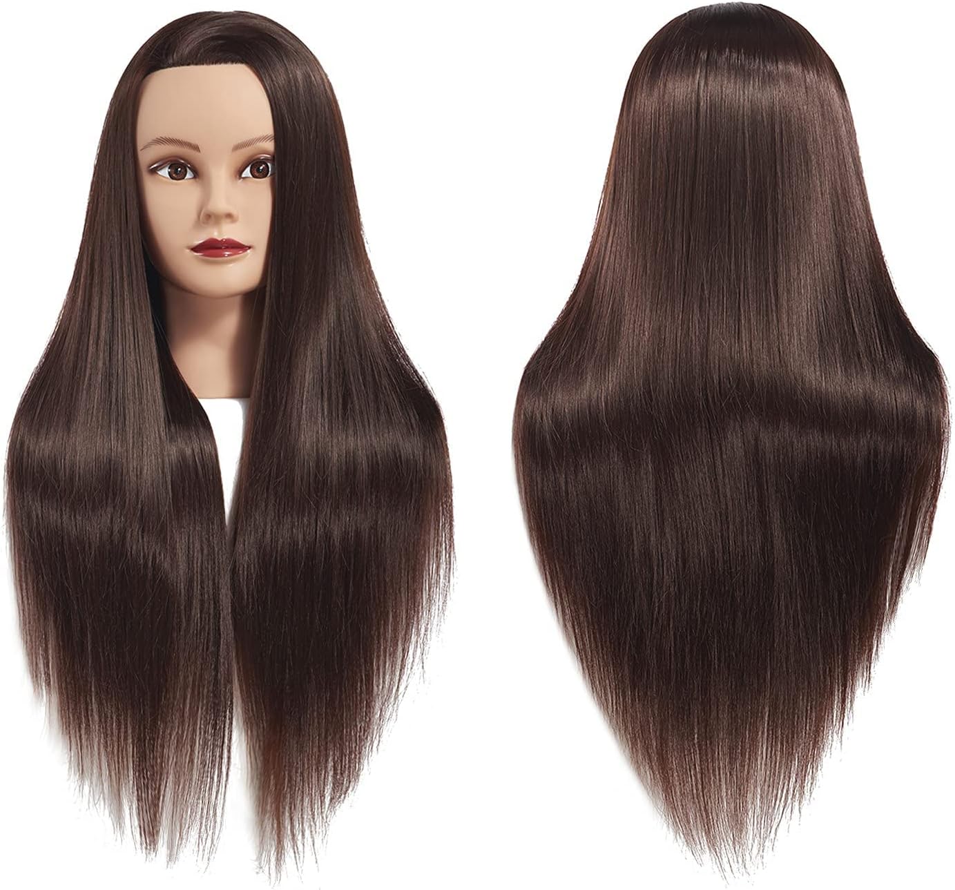 Amazon.com : Training Head 26"-28" Mannequin Head Hair Styling Manikin ...