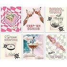 Amazon.com: Ureyo Vintage Funky Canvas Wall Art Trendy Girl ...