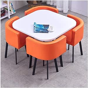 Amazon.com: Office Conference Table, Table and Chairs Dining Set ...