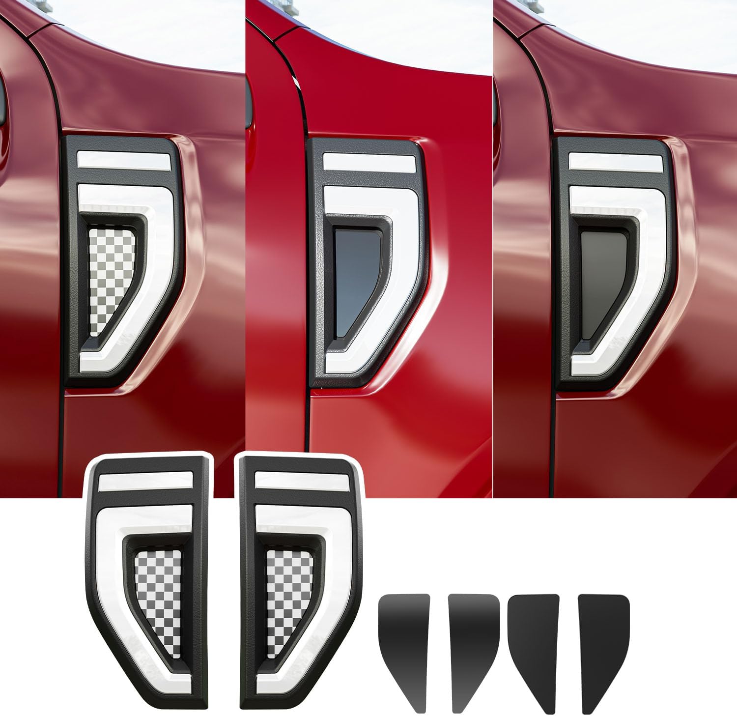 Amazon.com: BINQIGOO Front & Rear Fender LED Side Marker Lights for ...