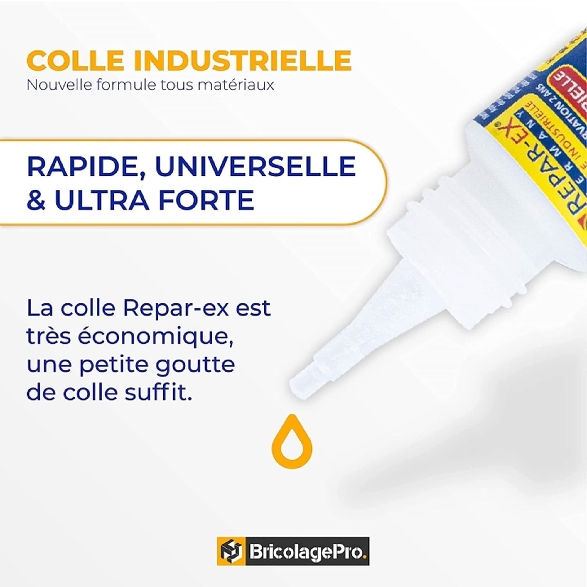 Adhésif Multi-supports Professionnel Kit Collage Industriel Repar-ex ...