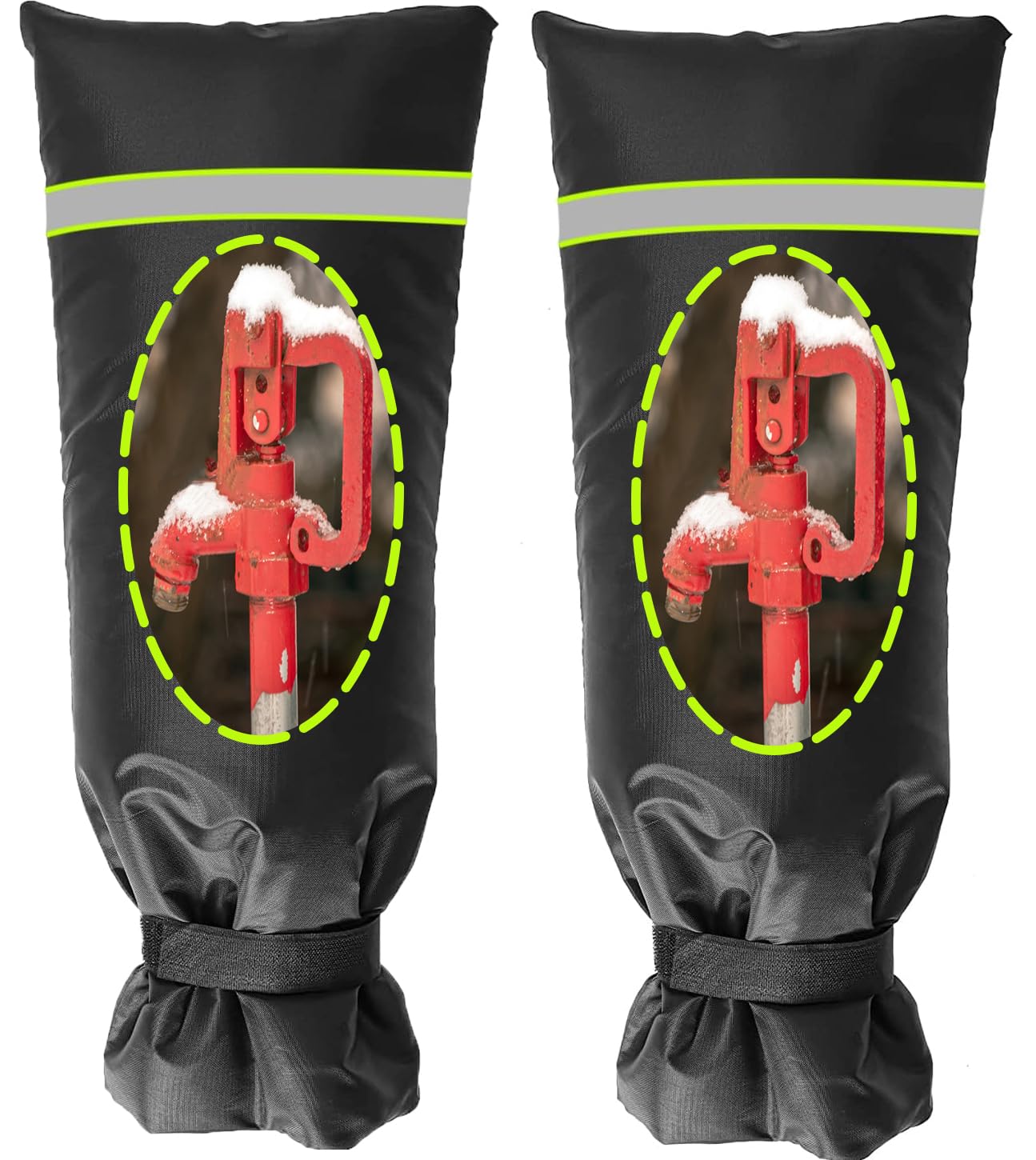 Amazon.com: 2 Pack Outdoor Faucet Covers for Winter, 13" W x 25" H ...