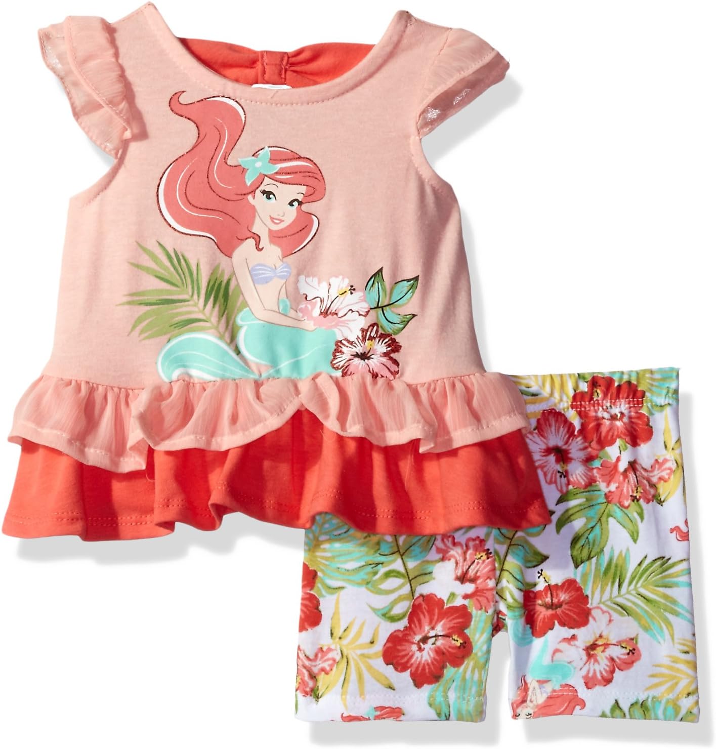 Amazon.com: Disney Baby Girls' 2 Piece Ariel the Little Mermaid Bike ...