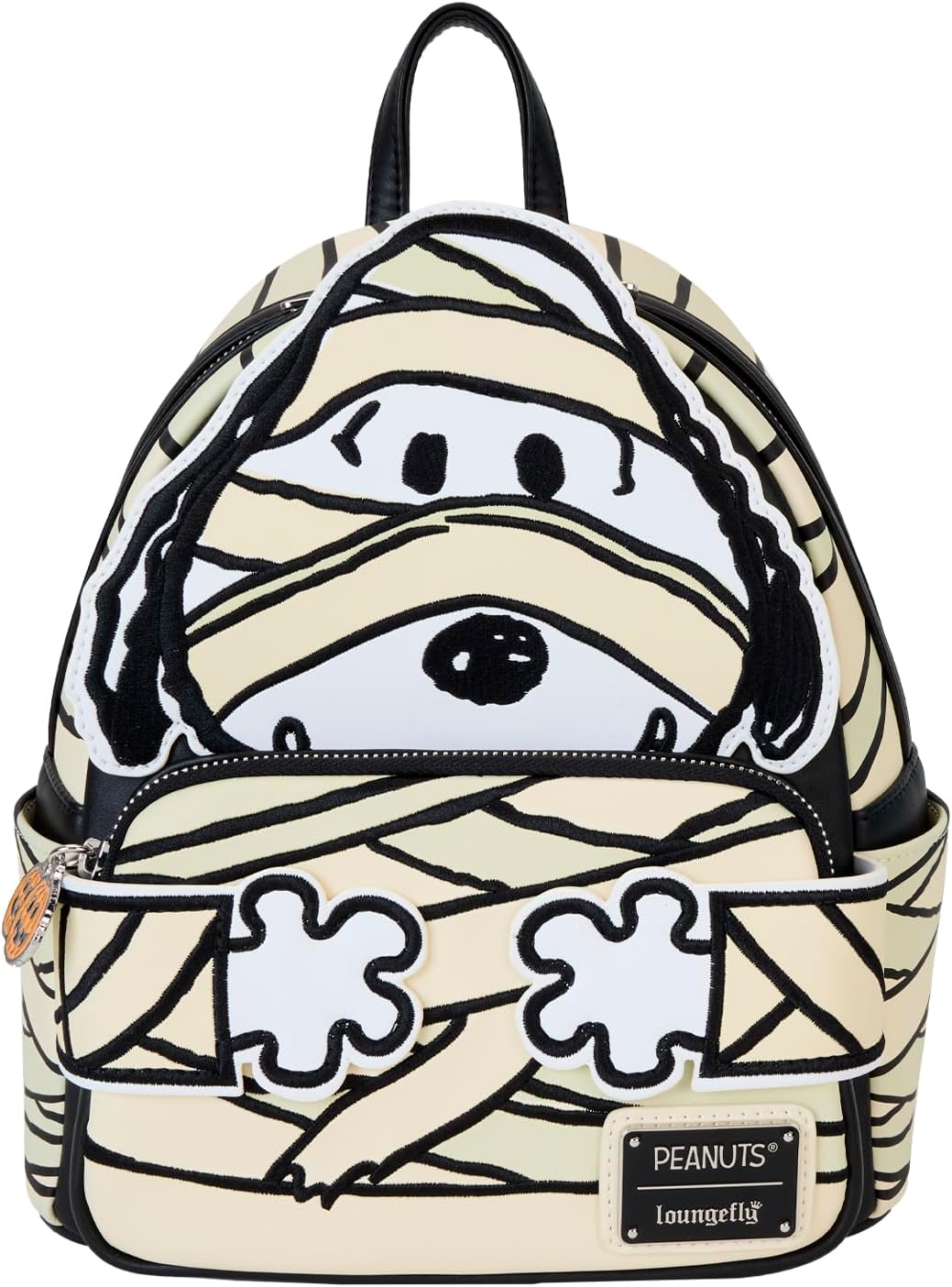 Amazon.com | Loungefly Peanuts Snoopy Mummy Glow Mini Backpack | Casual ...