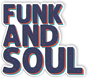 Amazon.com: Funk N Soul Stickers Retro Hippie Rock Music Soul Sticker ...