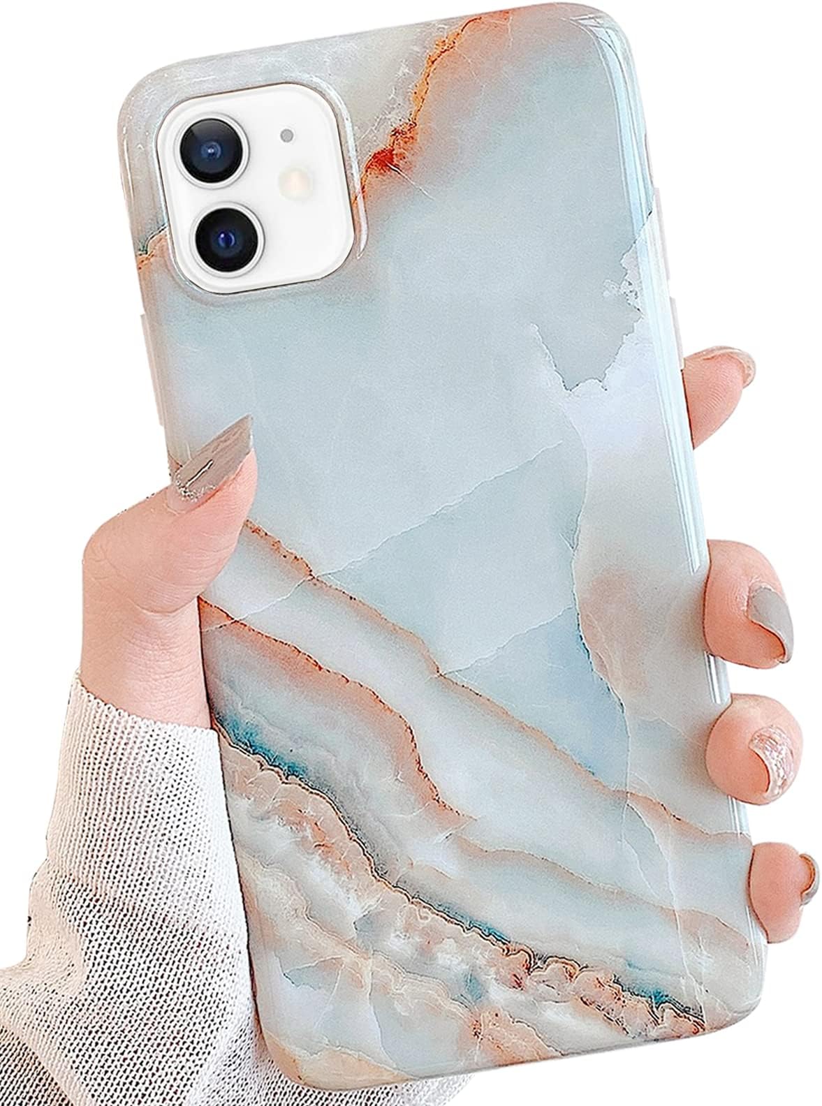 Amazon.com: JIAXIUFEN Gold Sparkle Glitter Case Compatible with iPhone ...