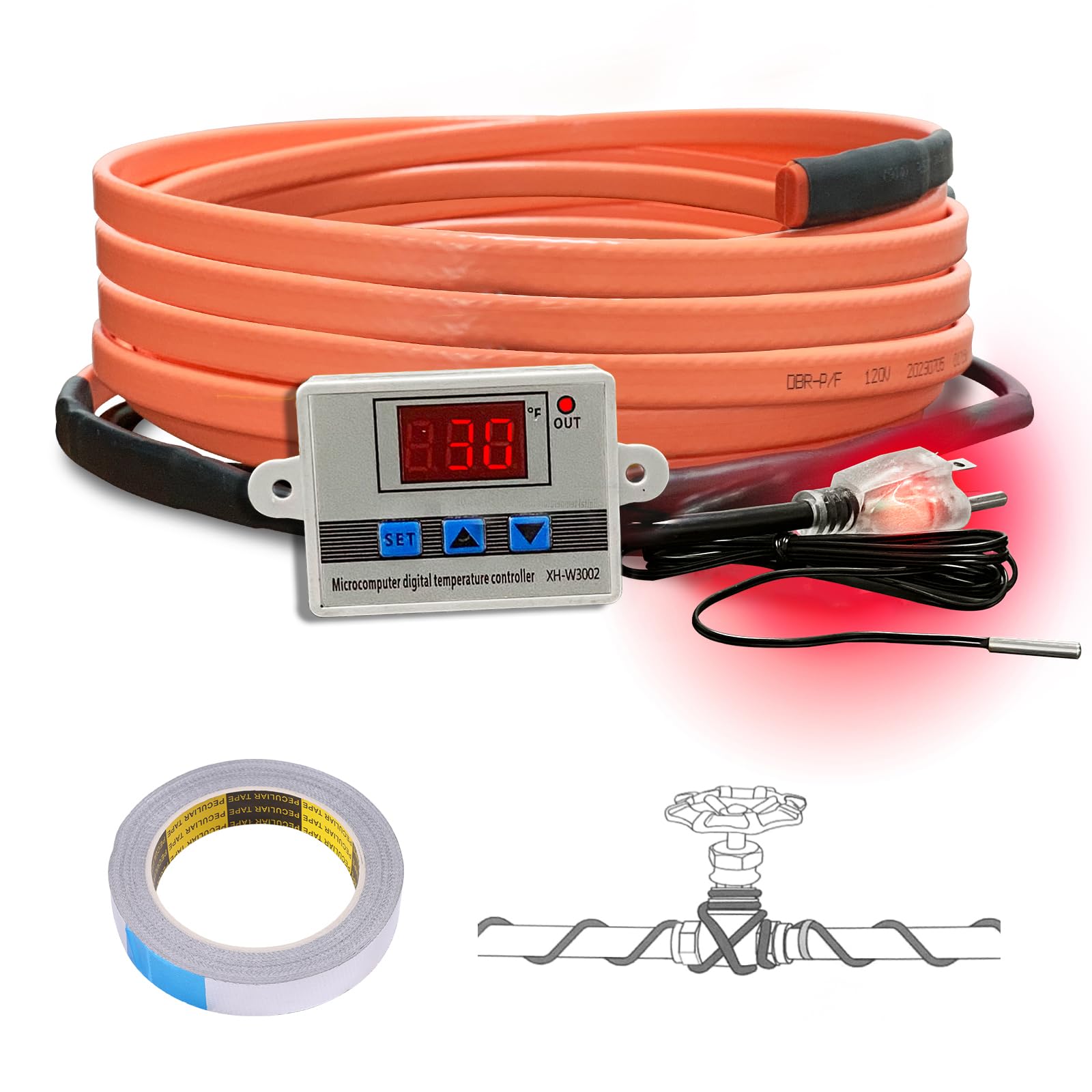 Snapklik.com : Cupohus Heat Tape For Water Pipes