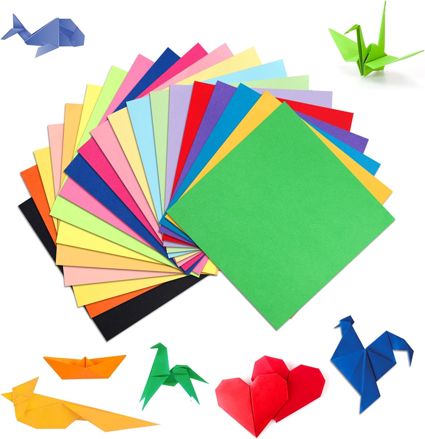 Amazon.com: Granhoolm 300 Sheets Origami Paper, 20 Colors Origami Paper ...