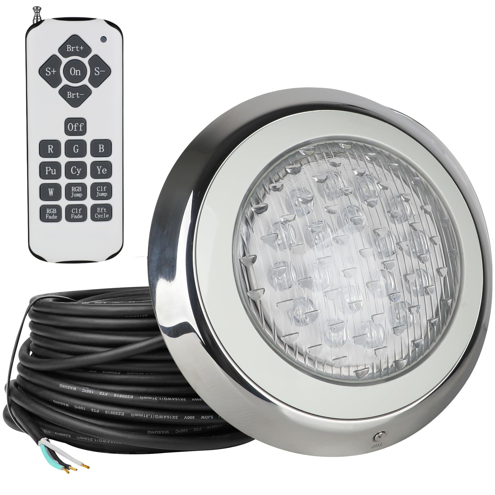 Amazon.com: Lanmun 11 Inch AC12V Pool Lights, LED RGBW Wall Mount ...