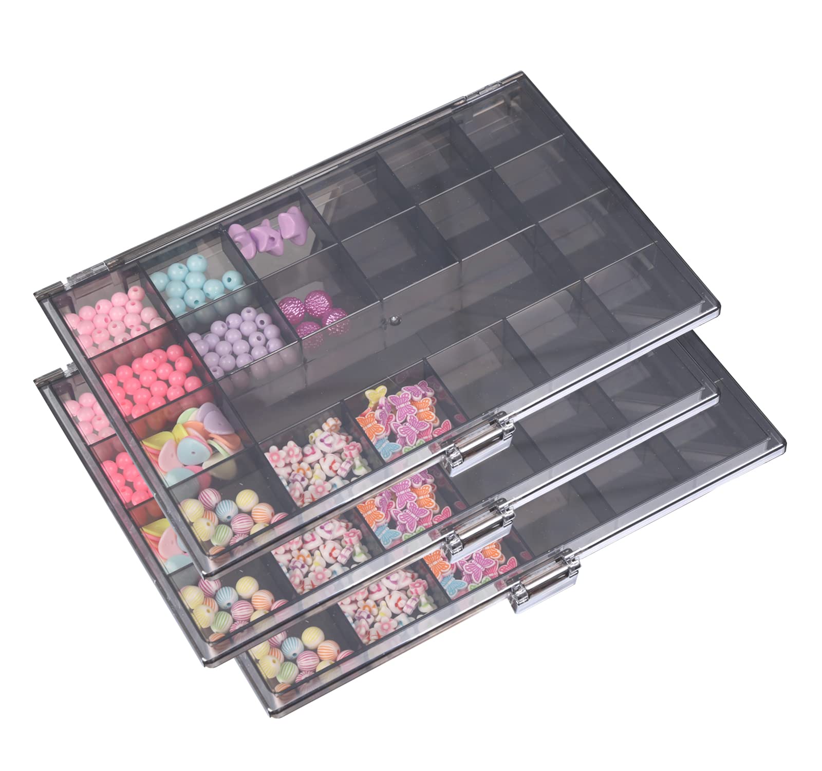 Amazon.com: Bead Organizer Conatiner (3 Pack) 21 Grids Diamond Painting ...