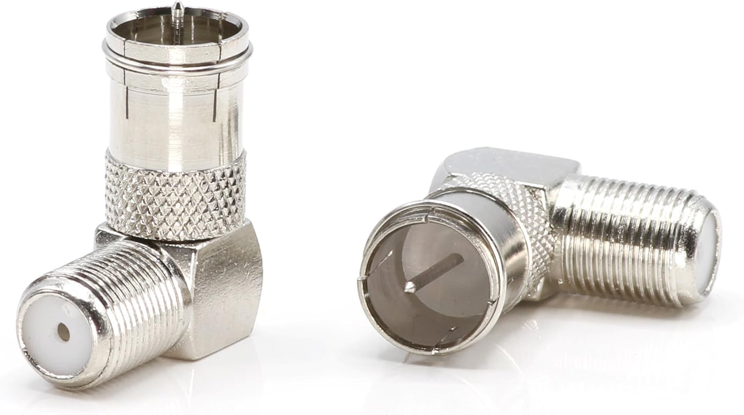 Amazon.com: THE CIMPLE CO Push On and Right Angle Coax Connector - Push ...