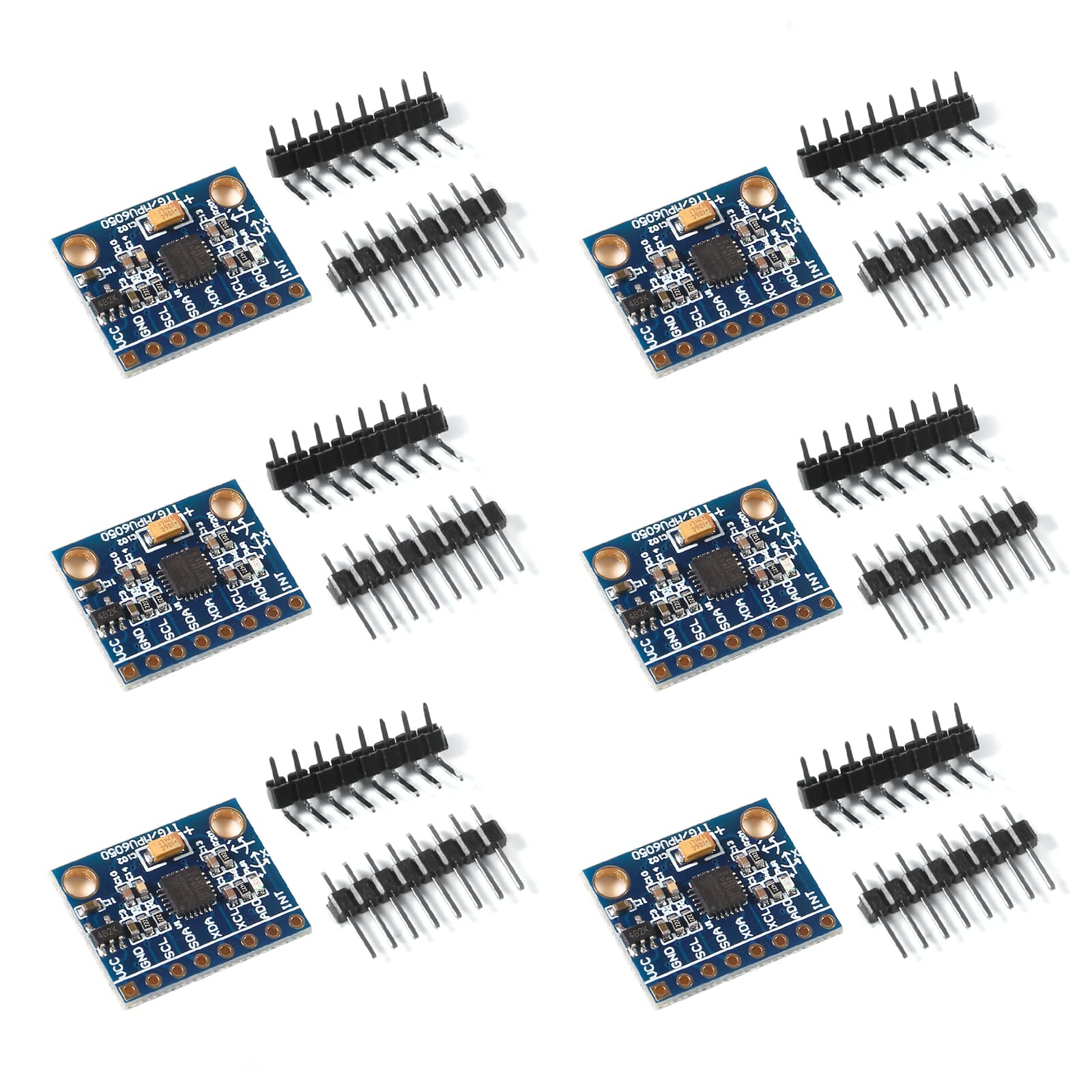 Buy AEDIKO 6pcs GY-521 MPU6050 MPU-6050 3 Axis Accelerometer Gyro Module 6 DOF 6-axis ...