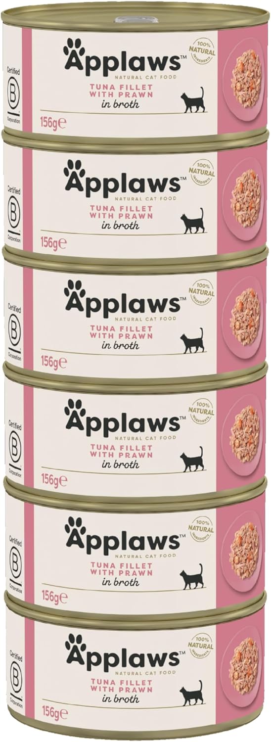5 + 1 gratis! 6 x 156 g Applaws in Brodo per gatti : Amazon.it ...