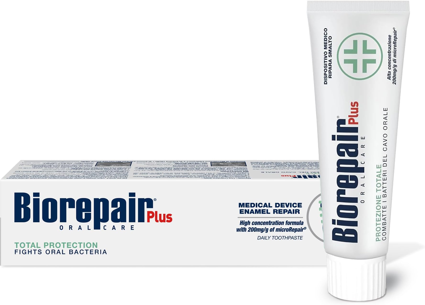 Amazon.com : Biorepair Total Protection Plus Toothpaste w/microRepair ...