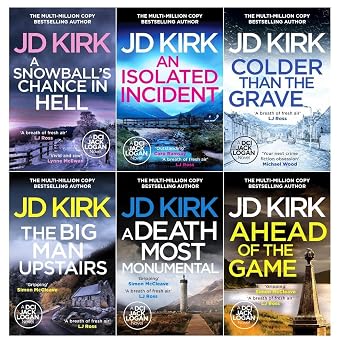 DCI Logan Crime Thrillers 7-12 Books Collection Set By JD Kirk (Ahead ...