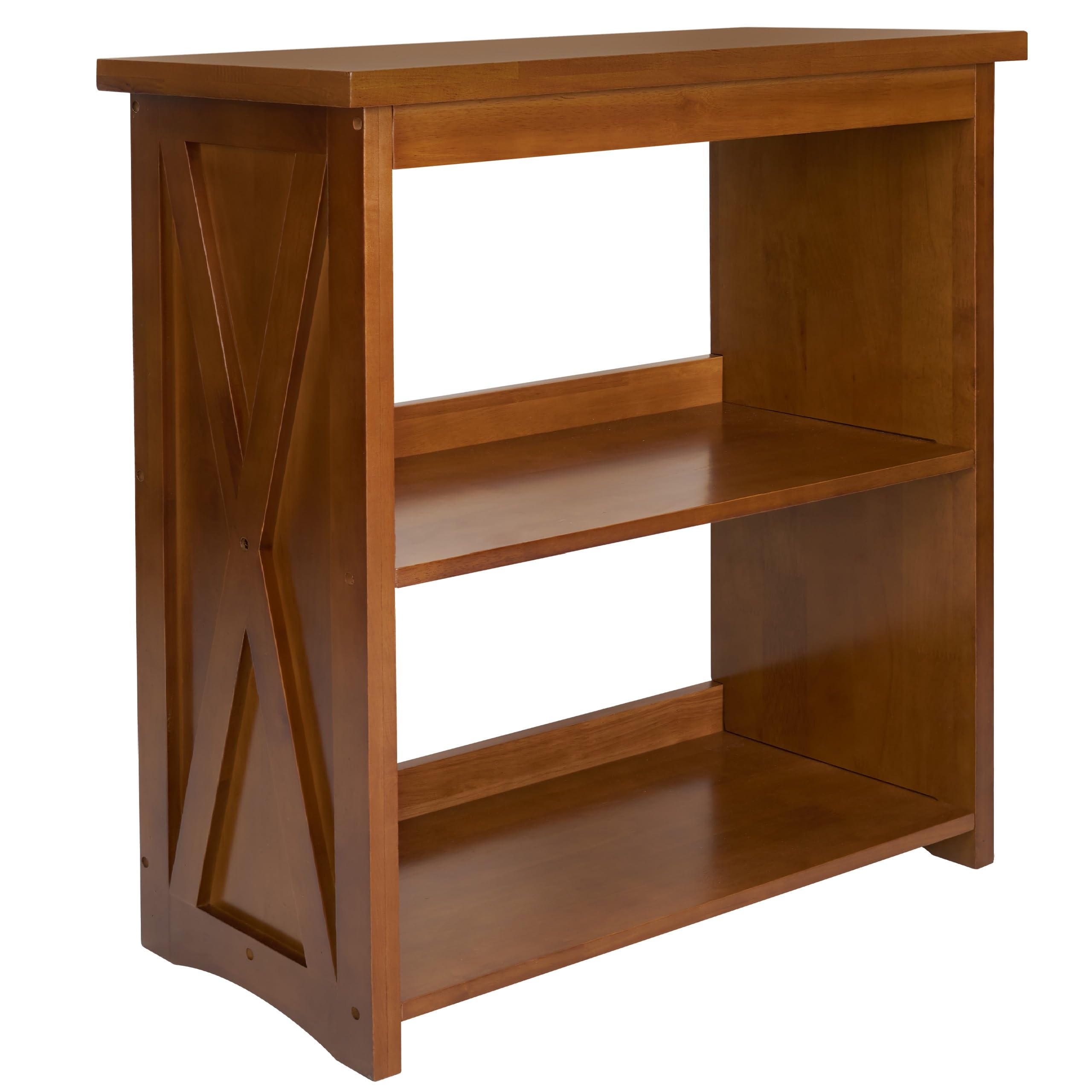 Amazon.com: YCICI Bookshelf, Bookcase; 3 Tier Bookcase, Side Table with ...
