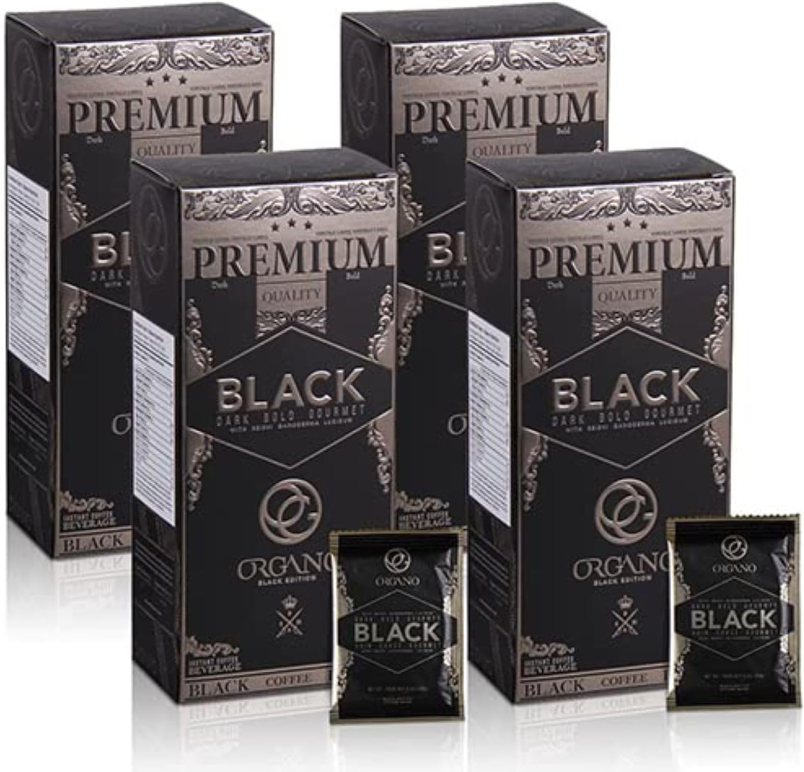 Amazon.com : 3 Boxes ORGANO Gourmet Black Coffee, 100% Certified ...
