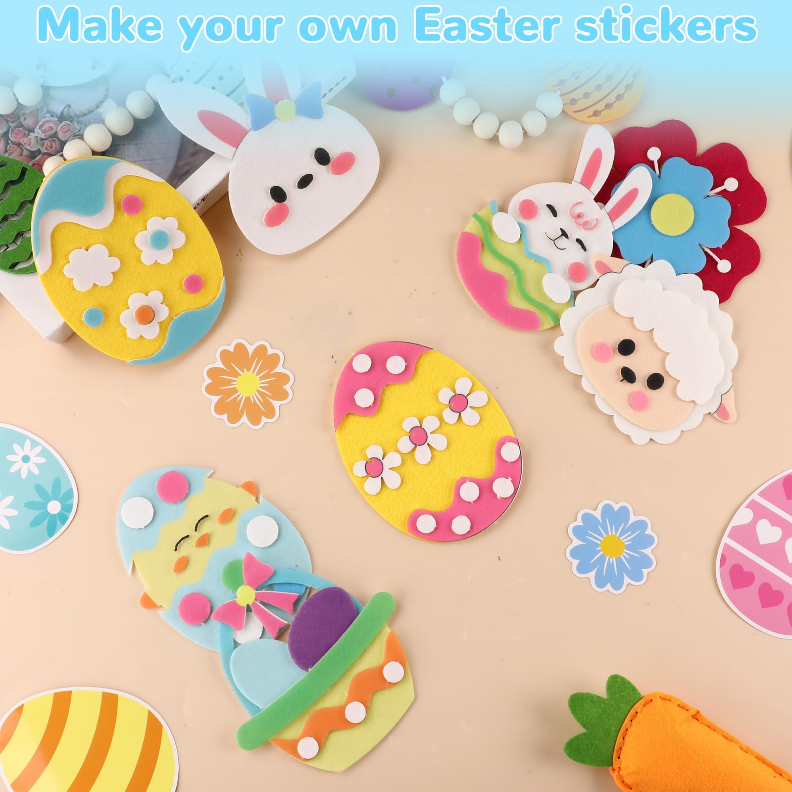 Snapklik.com : 16PCS Easter Crafts For Kids Make Your Own Easter Magnet ...