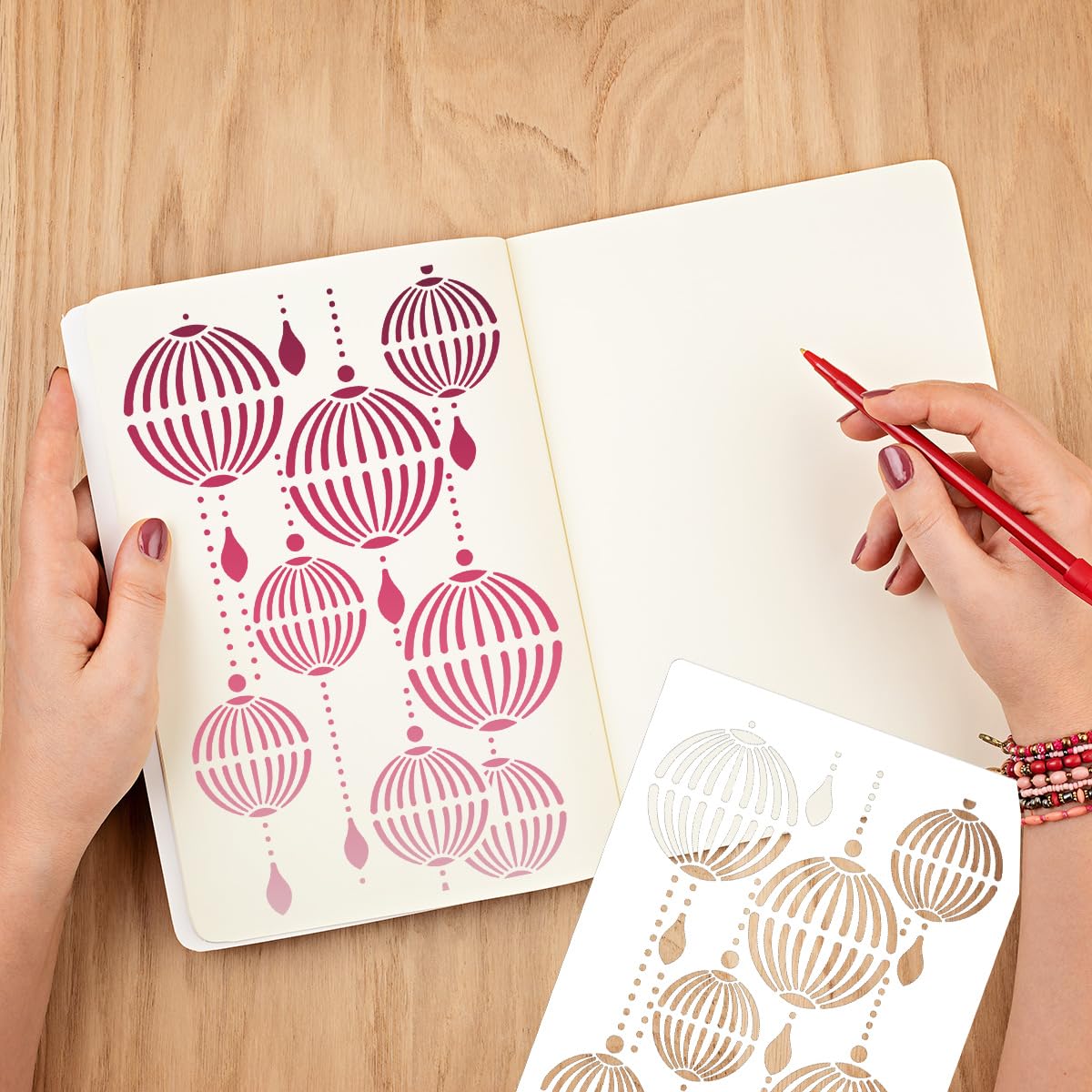 Snapklik.com : Stencils For Crafts 8x5” Layering Stencils Camouflage ...