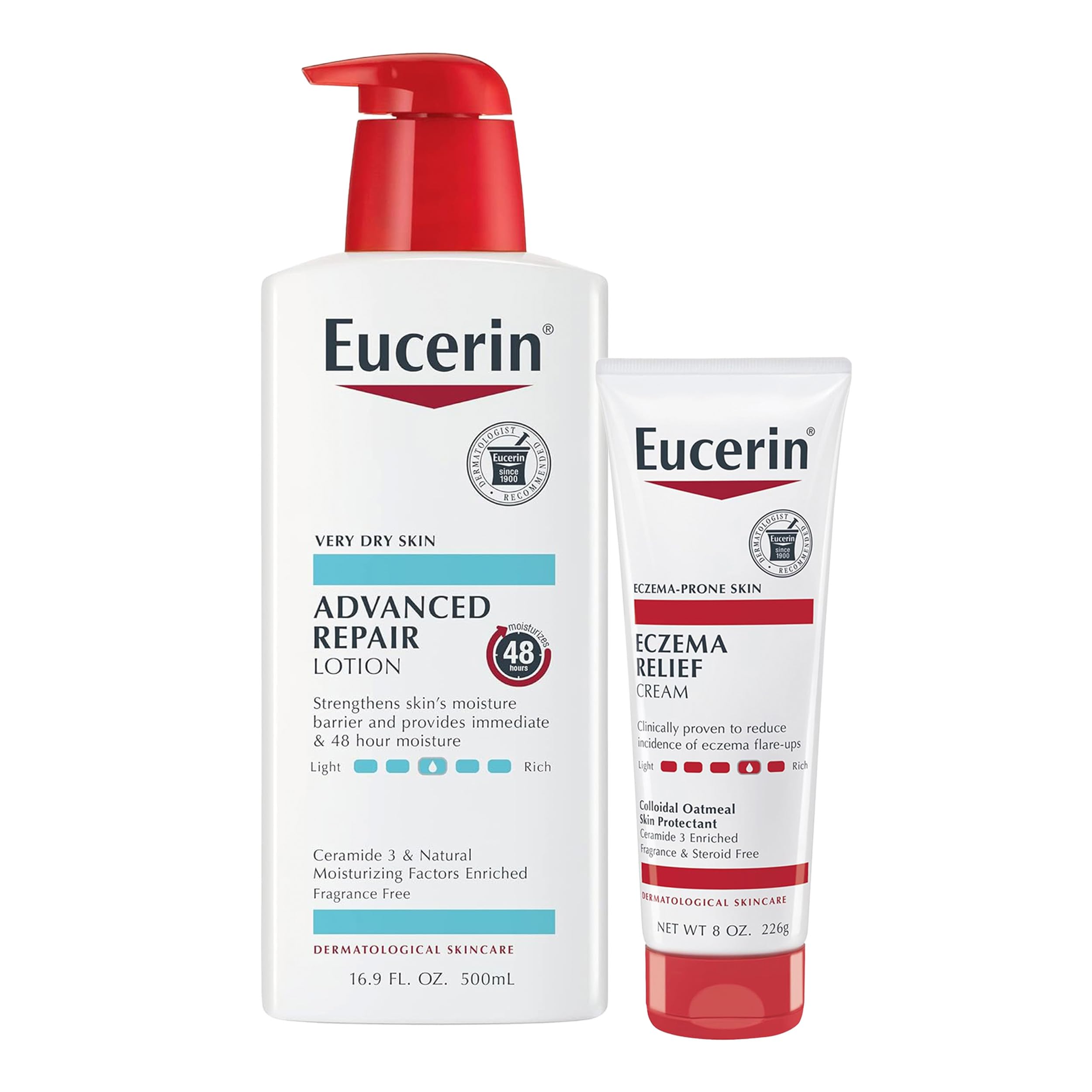 Amazon.com: Eucerin Skin Care Set, Advanced Repair Lotion, Unscented ...