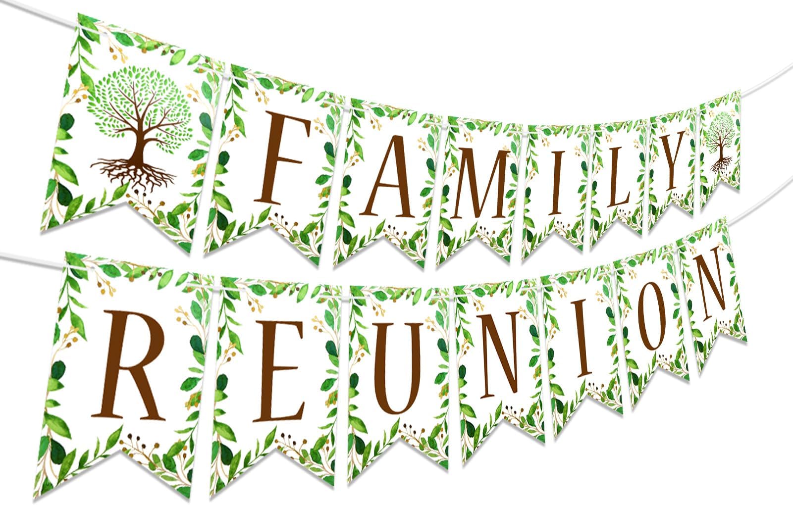 Amazon.com: HOWAF Family Reunion Party Decorations,Family Reunion ...
