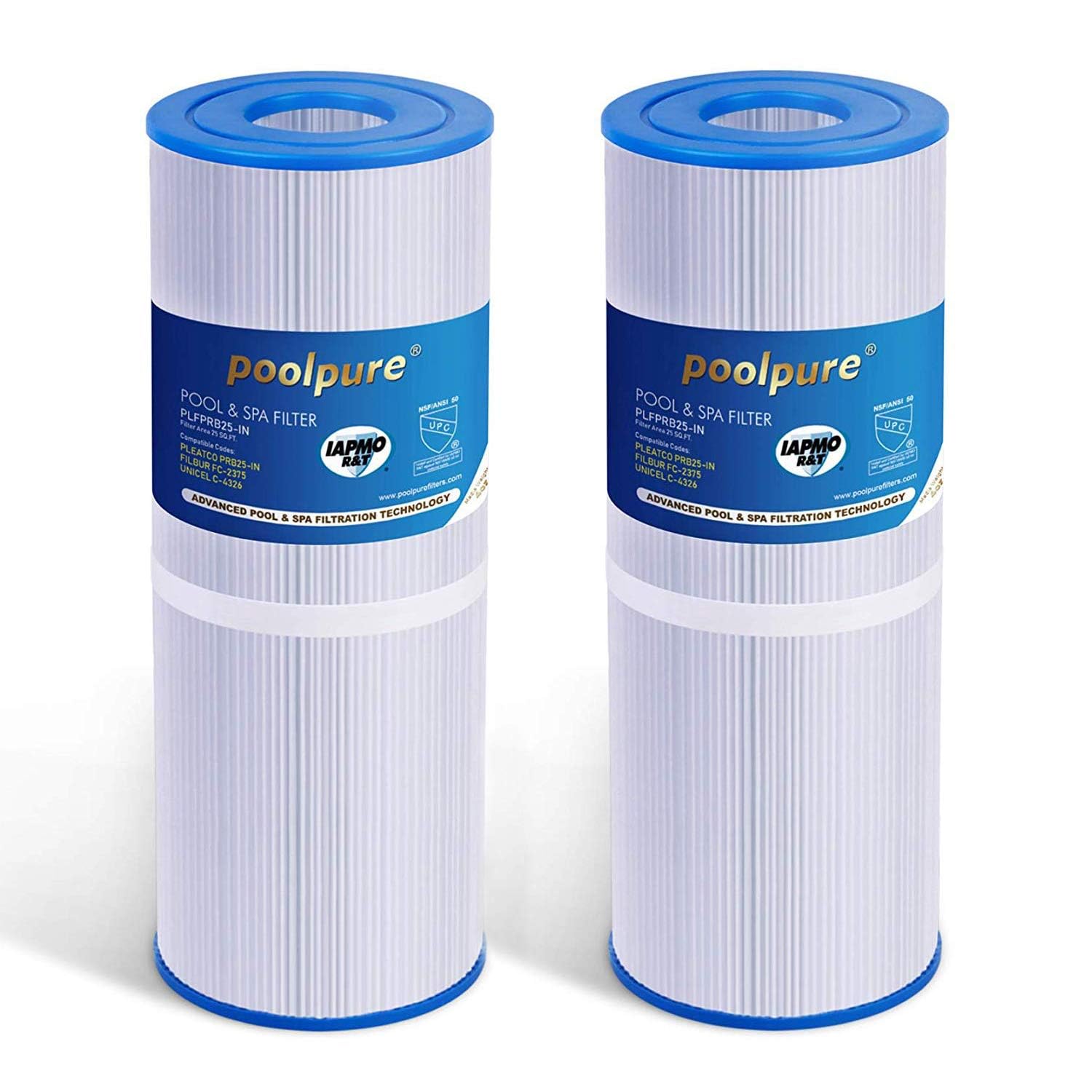 POOLPURE Spa Filters for Hot Tub replacement for Unicel C-4326, Filbur ...