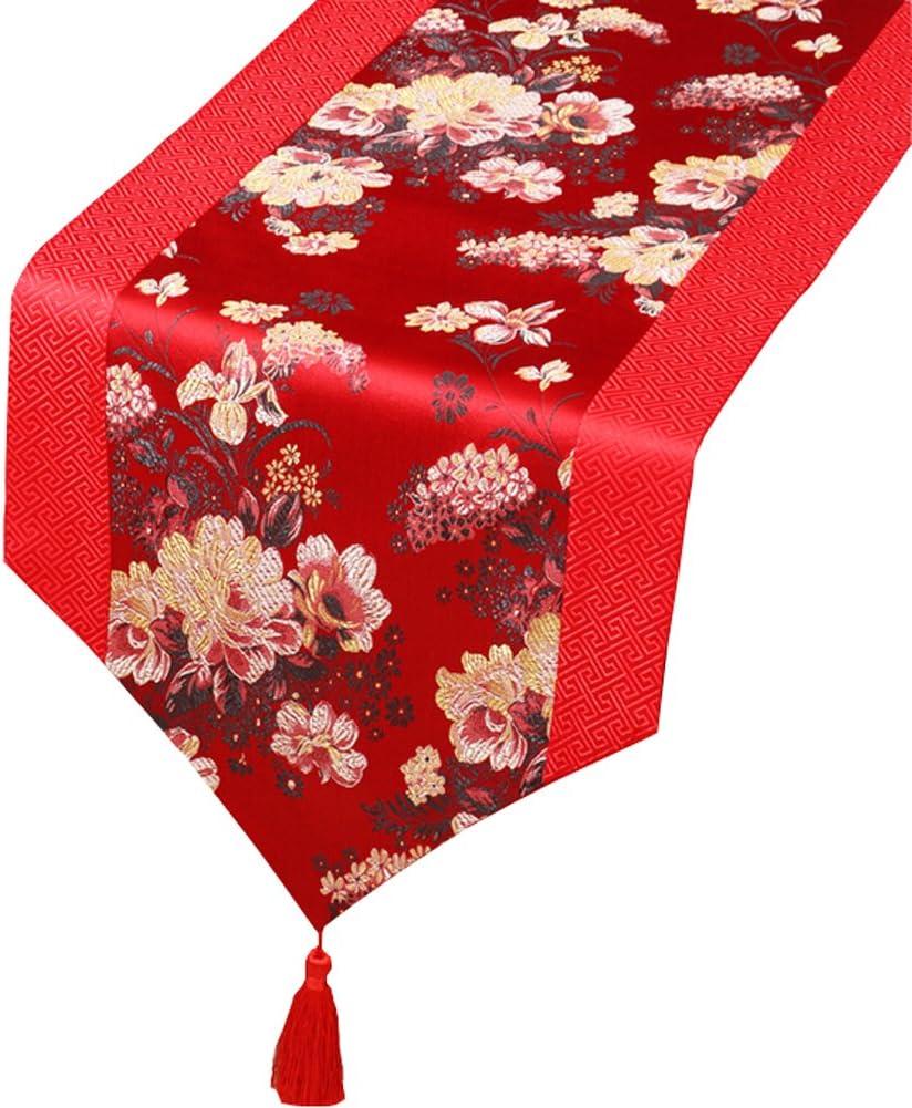 Amazon.com: Chinese Dragon Printed Table Runner 11 Inch x 5.9 ft Dragon ...