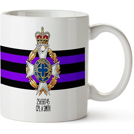 Personalised Royal Army Artillery Mug - Add Name Gift MM36 : Amazon.co ...