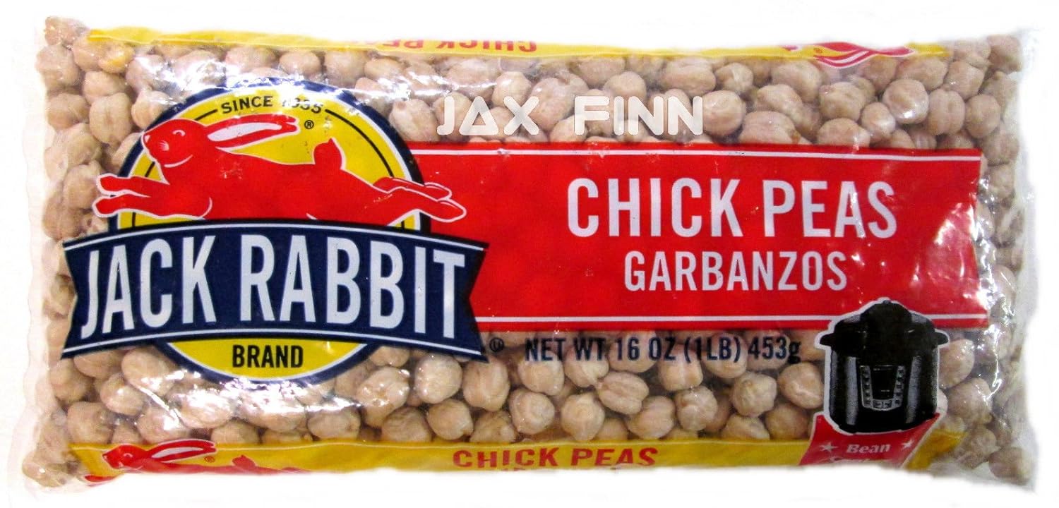 Amazon.com : Jack Rabbit Chick Peas / Garbanzo Beans (Pack of 2) 16 oz ...