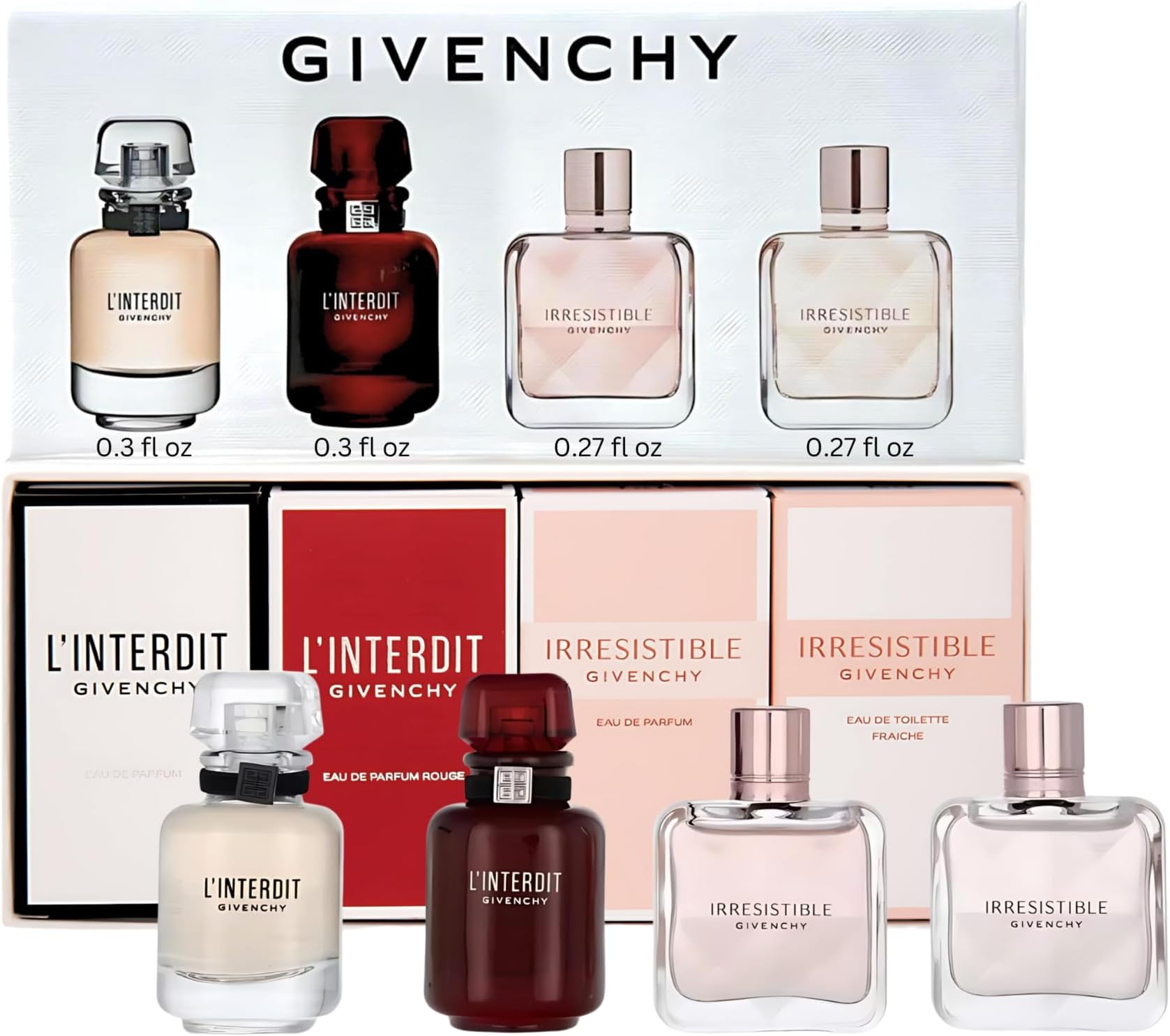 Amazon.com : Givenchy Perfume for Women Variety Gift Set Mini Splashes ...