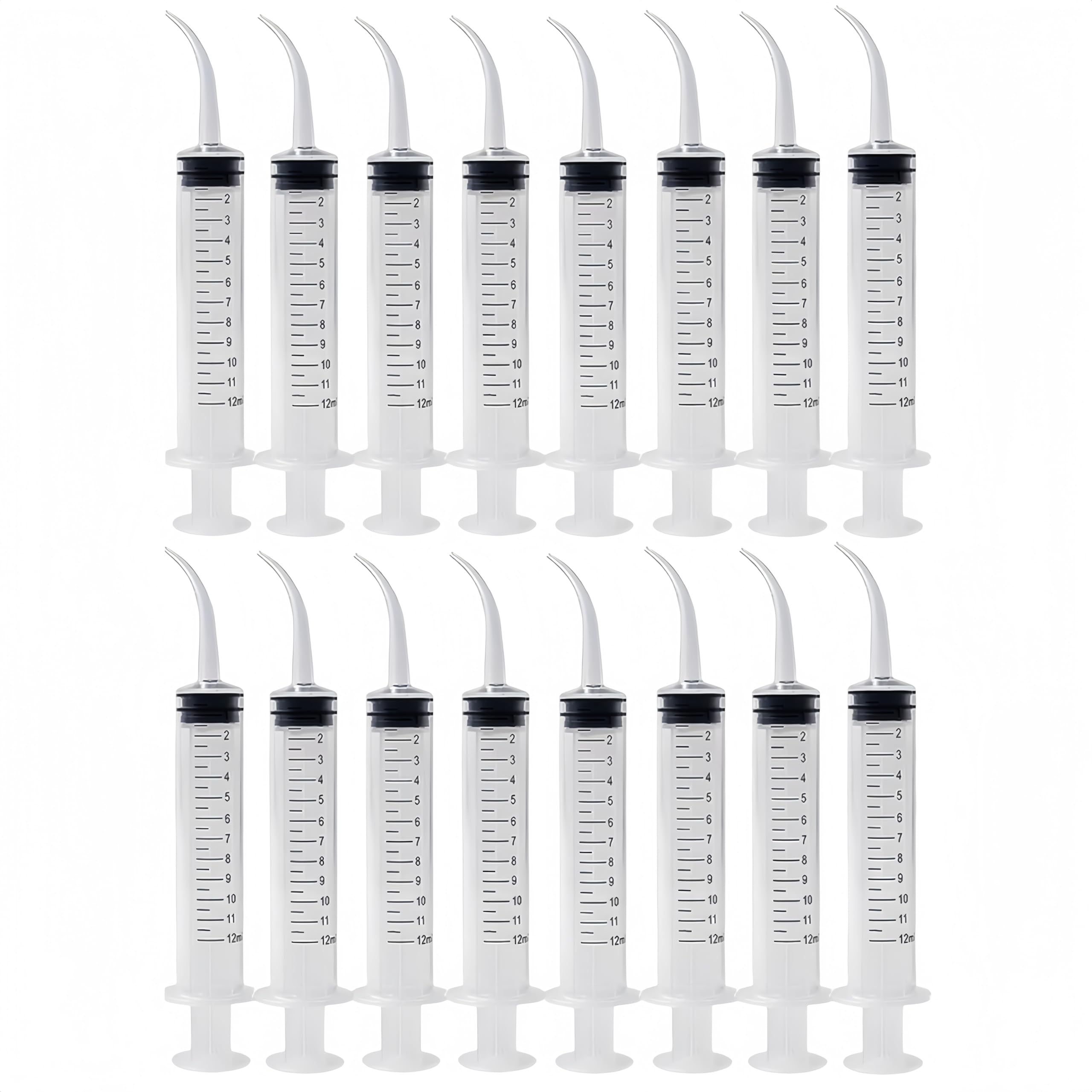 HJYDGJ Plastic Curved Tip Syringes Irrigation Syringe, With Curved Tip ...