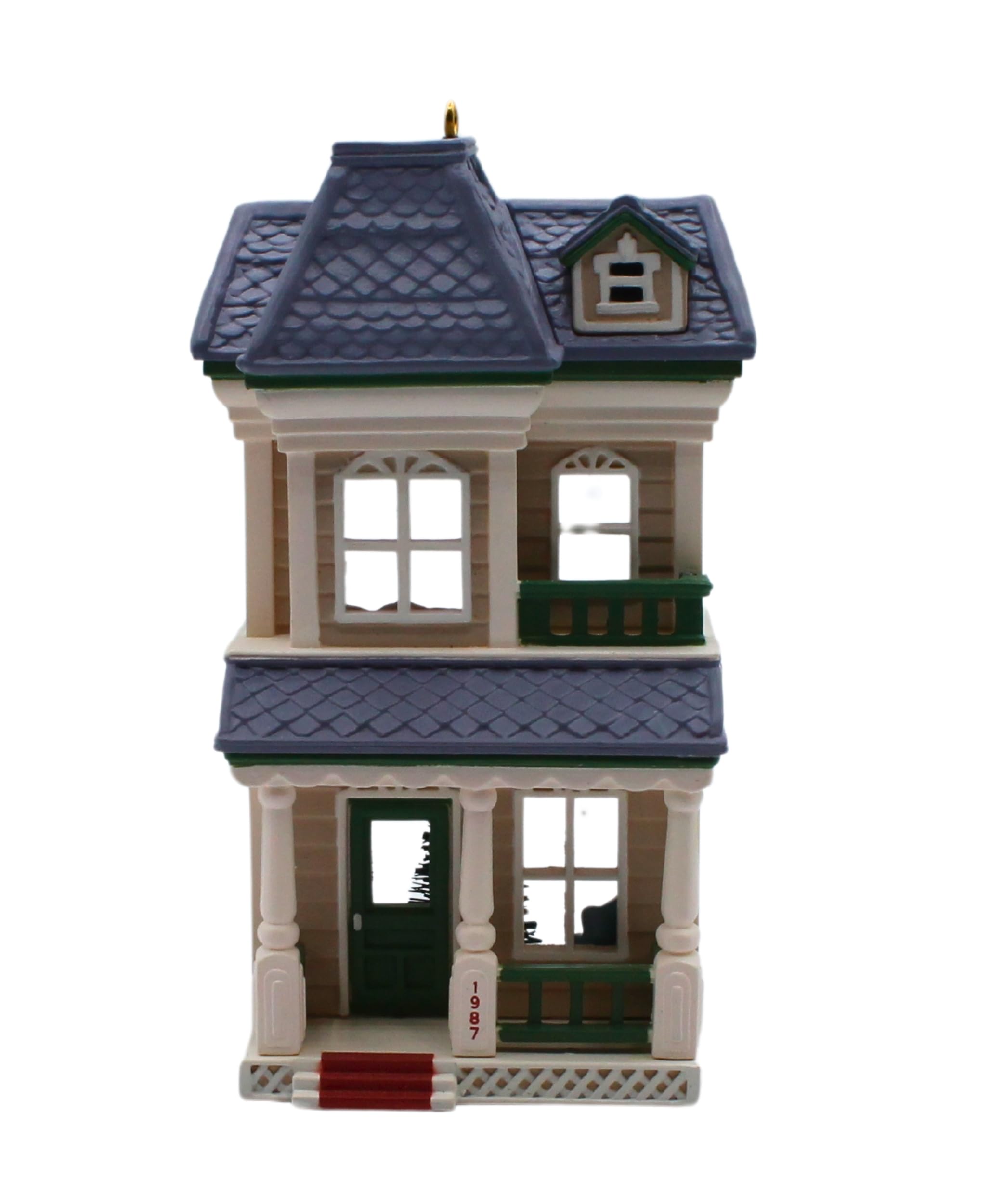 Amazon.com: Hallmark Ornament House on Main Street Nostalgic Houses ...