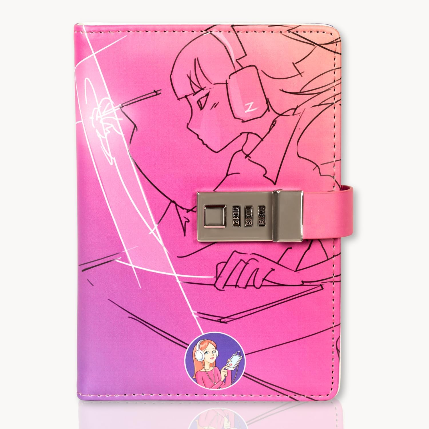 Amazon.com: MSA Official Diary with Lock Leather Diary Journal with ...