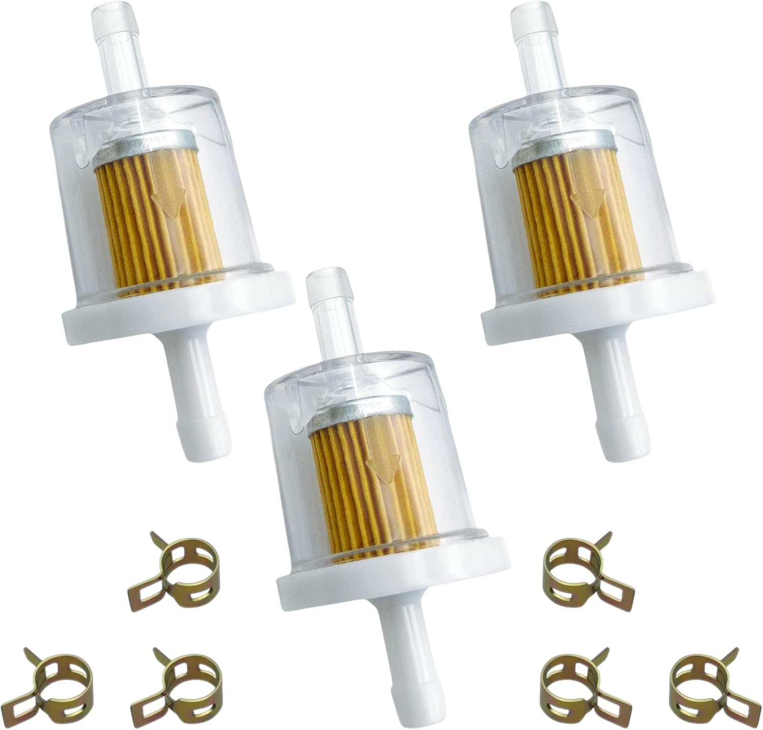 Amazon.com: Strongthium 3x 691035 1/4" Inline Fuel Gas Filter ...