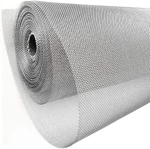 Rete metallica a maglia fine, 40 x 200 cm, rete metallica in acciaio ...