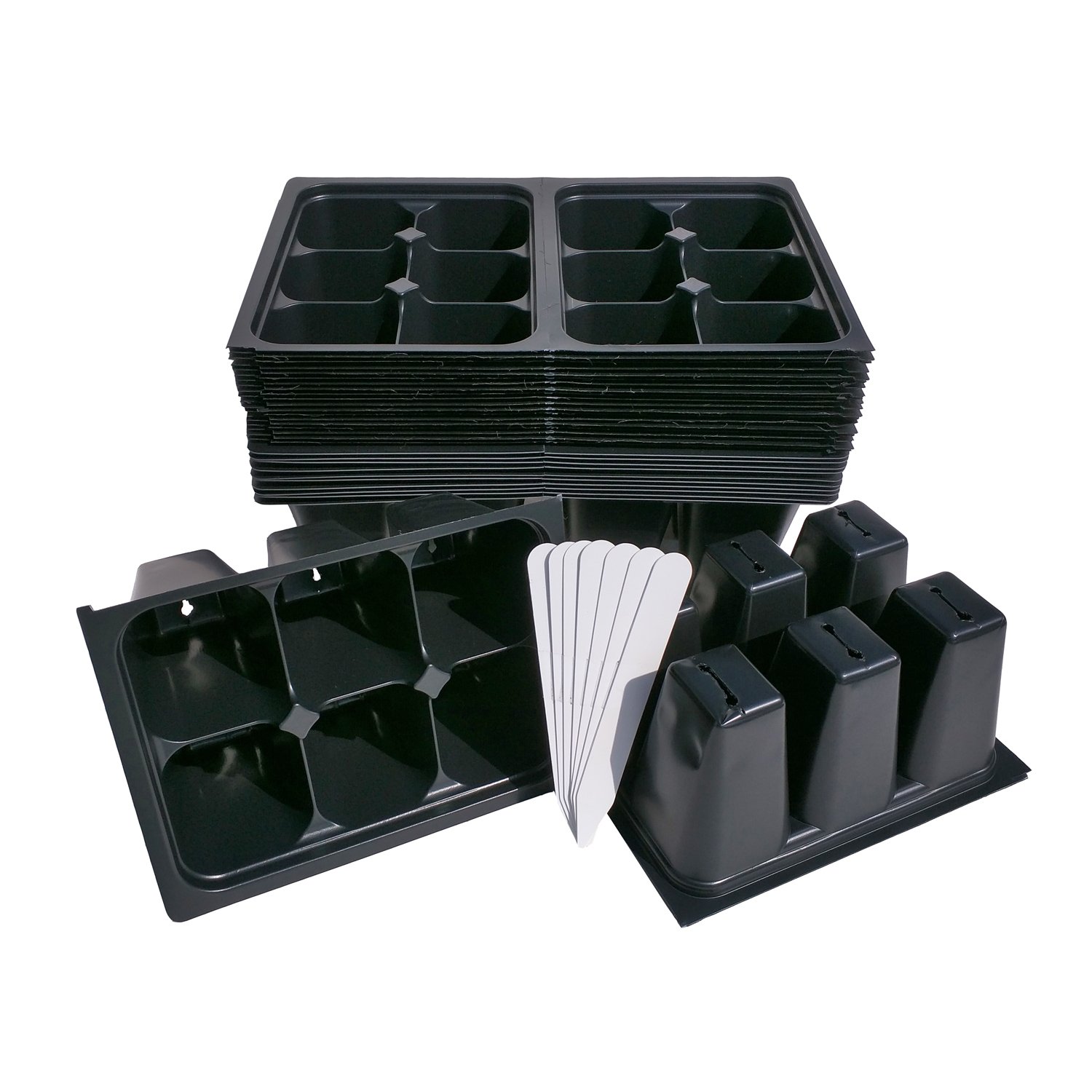 Buy New, Thicker Design! 360 Deep Jumbo Cells Seedling Starter Trays ...