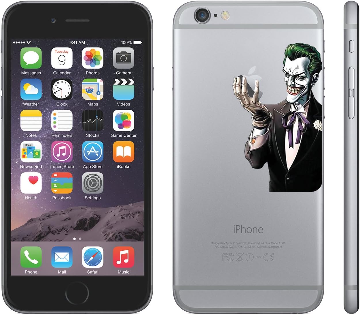 Amazon.com: Mini Joker Decal for iPhone 6 (4.7" screen) - glossy vinyl ...