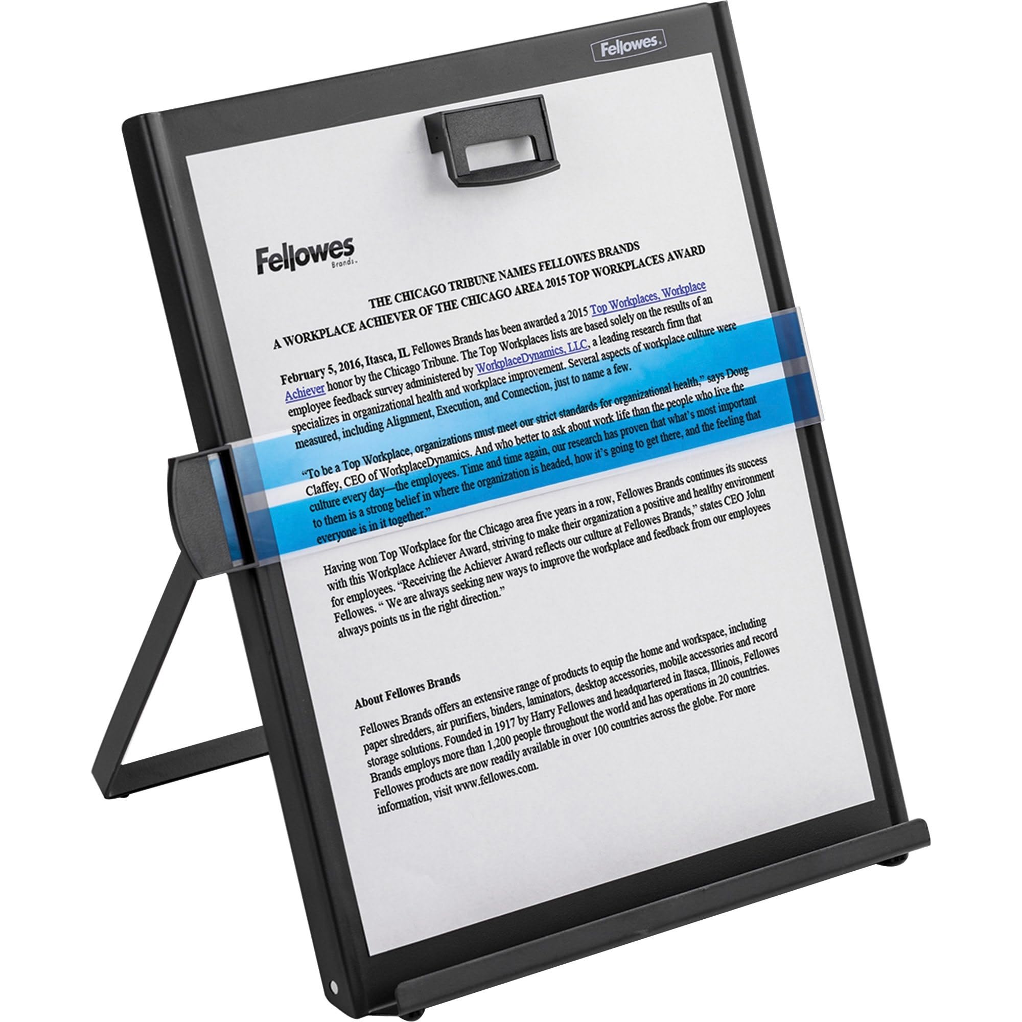 Fellowes Kopy-Aid Black Letter Copyholder (11053), 11.4" x 10.6" x 8.4 ...