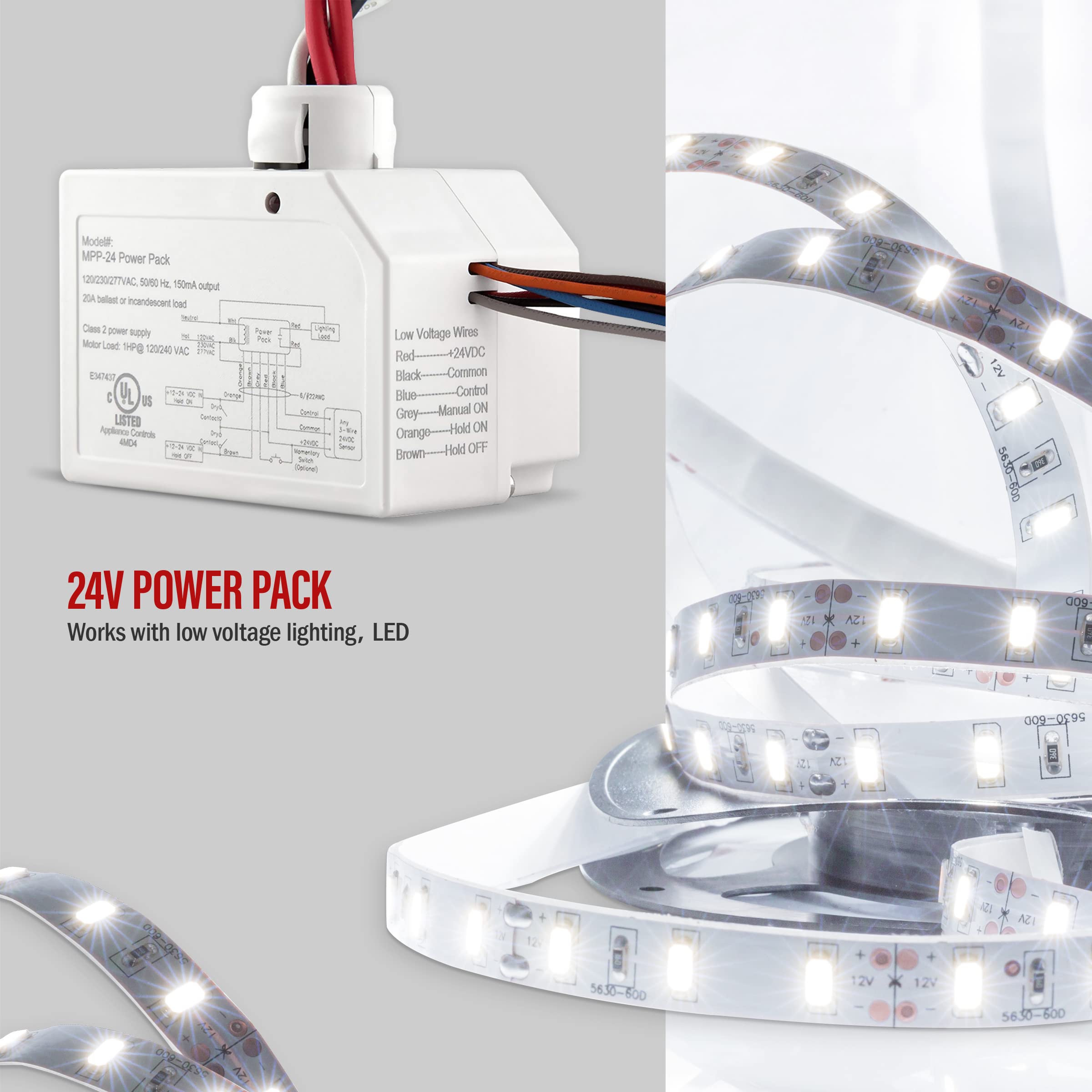 Snapklik.com : ENERLITES Ceiling Sensor Low Voltage Power Pack For Low ...