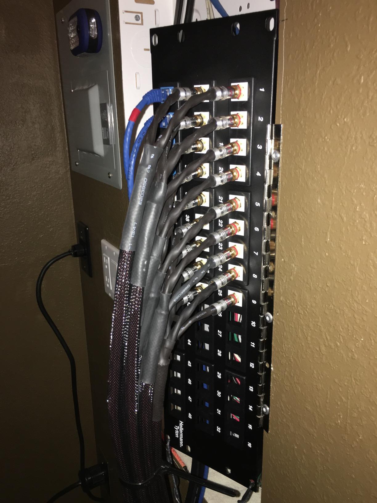 Amazon.com: Hellermann Tyton P108-48-MOD Modular Patch Panel 48 Port, 3U, Steel, Black : Electronics