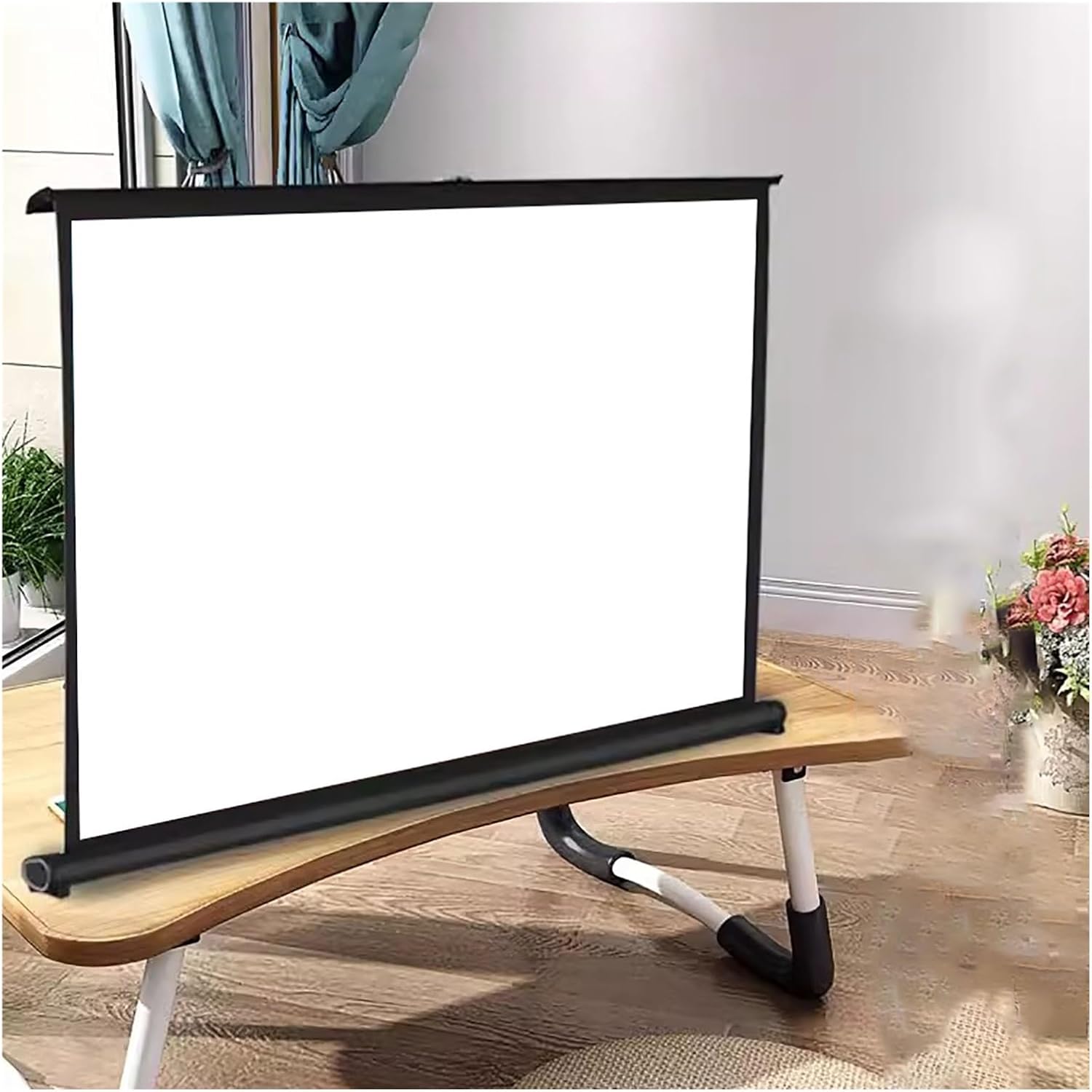 Amazon.com: Projection Screen Projection Screen Drop Down, Indoor Movie ...