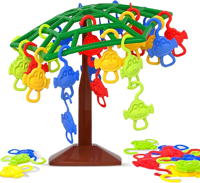 Amazon.com: kowgical Monkey Balance Tree Game, Two-Player Balance Board ...