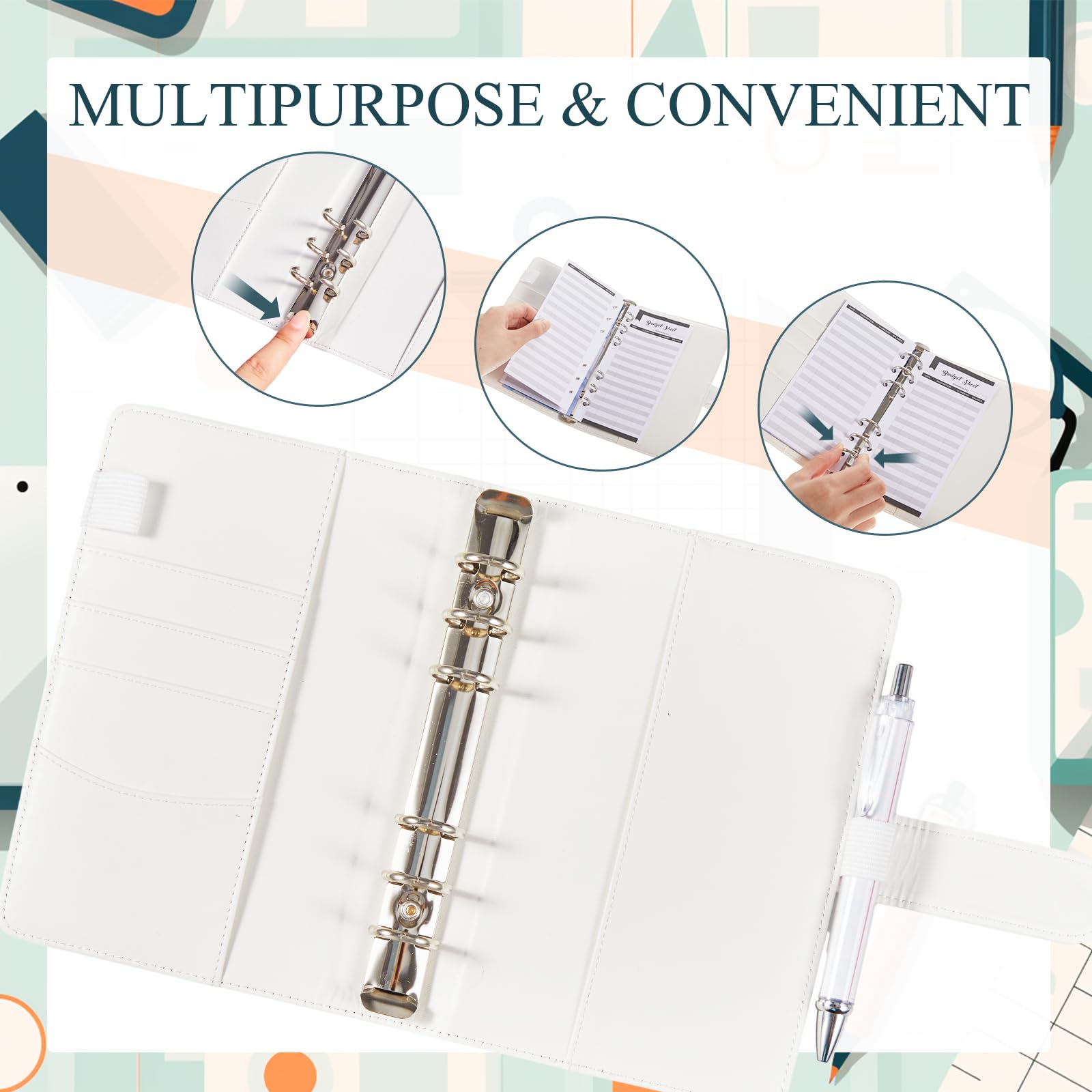 Snapklik.com : Yeaqee 5 Pieces Sublimation Blank A6 PU Leather Notebook ...