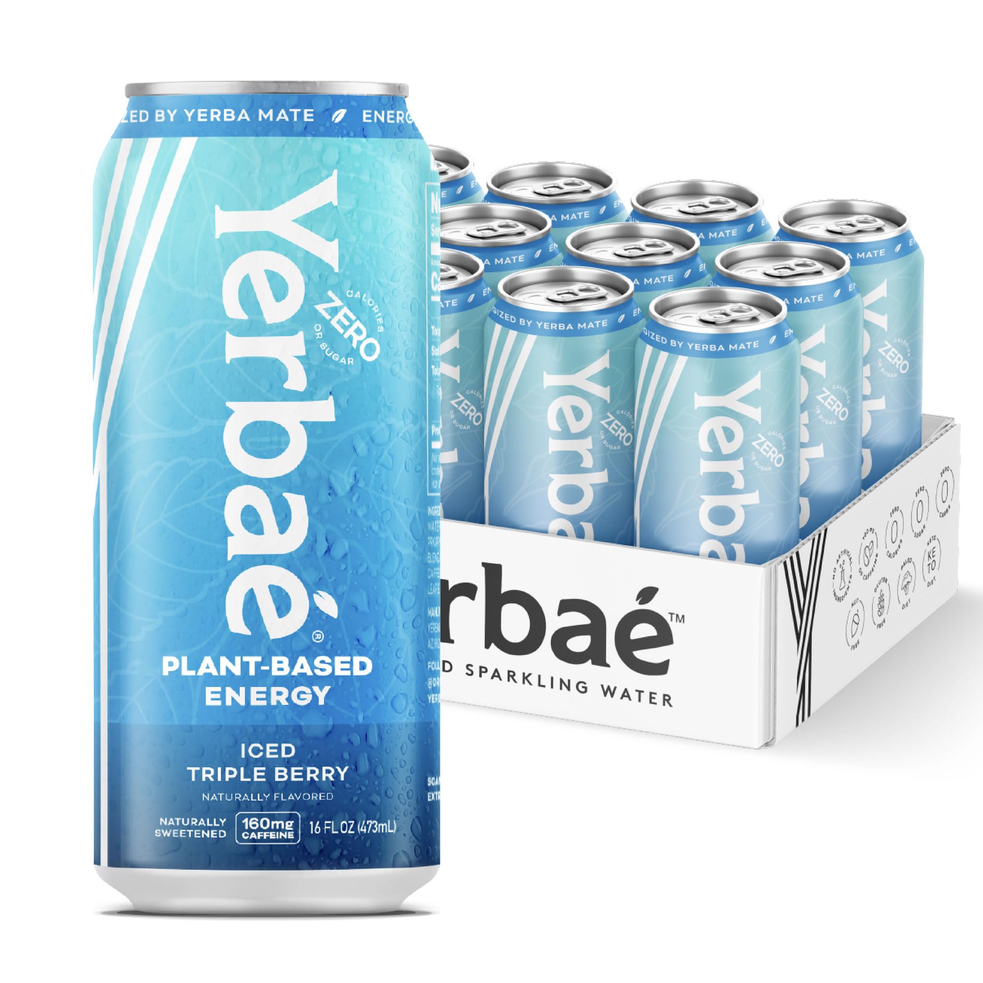 Buy Yerbae Energy Beverage - Iced Triple Berry, 0 Sugar, 0 Calories, 0 ...