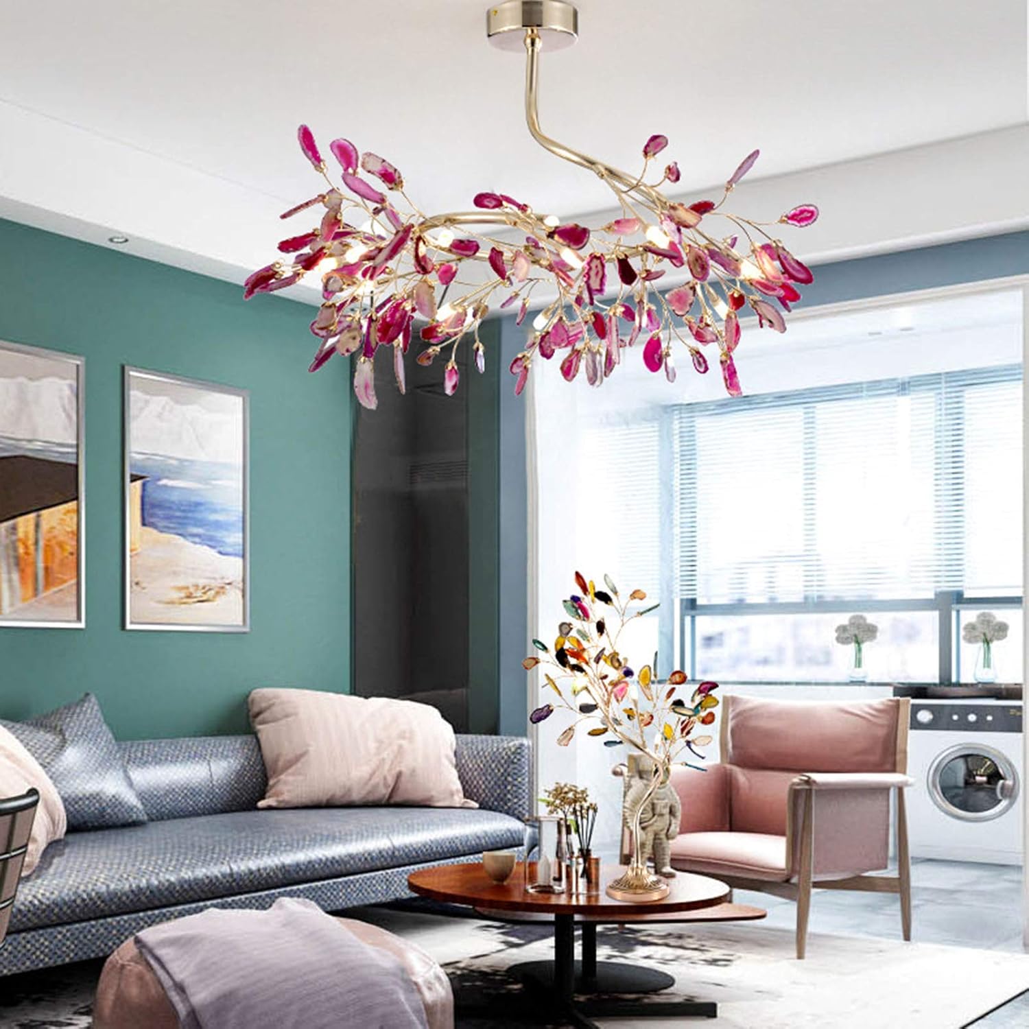 EXCEI Luminarias coloridas para sala de estar, comedor, dormitorio ...