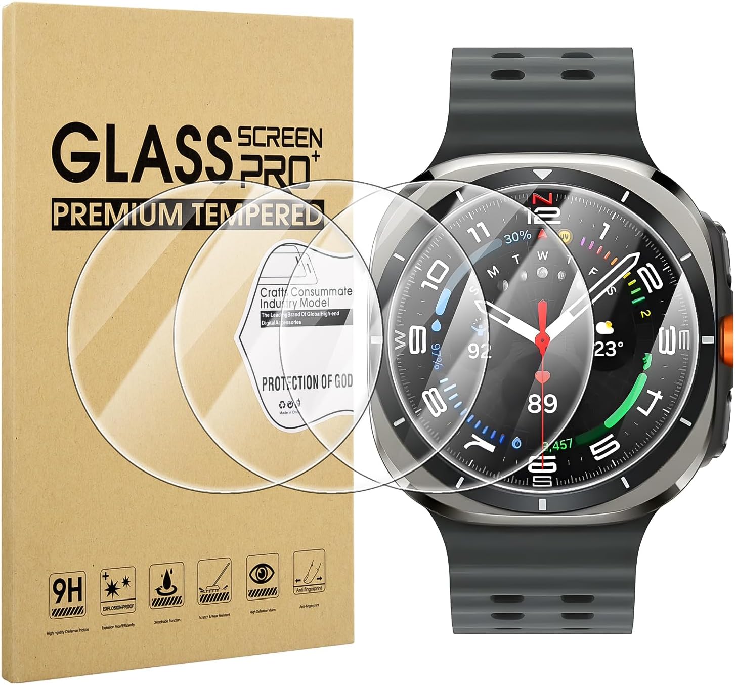 Diruite 4-Pack Screen Protector for Samsung Galaxy Watch Ultra 47mm ...